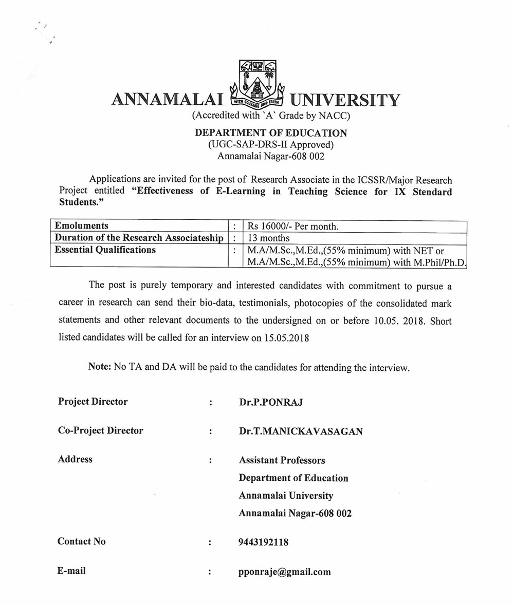 Annamalai University annamalai-university